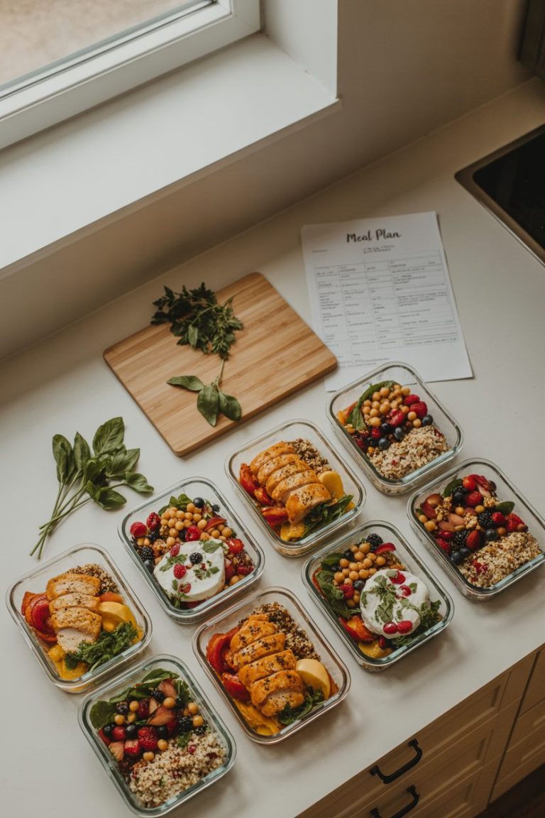 7-Day High-Protein Vegetarian Meal Plan – Printable PDF